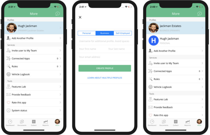Multiple Profiles — Veryfi